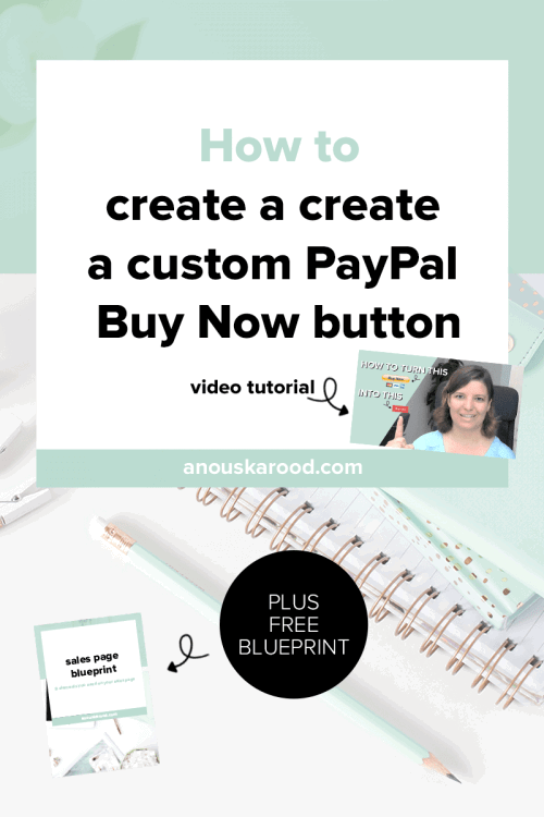 How to create a custom PayPal buy now button | Anouska Rood