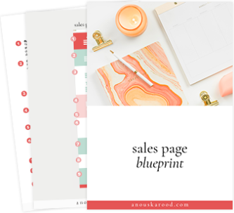 Sales Page Blueprint | Anouska Rood