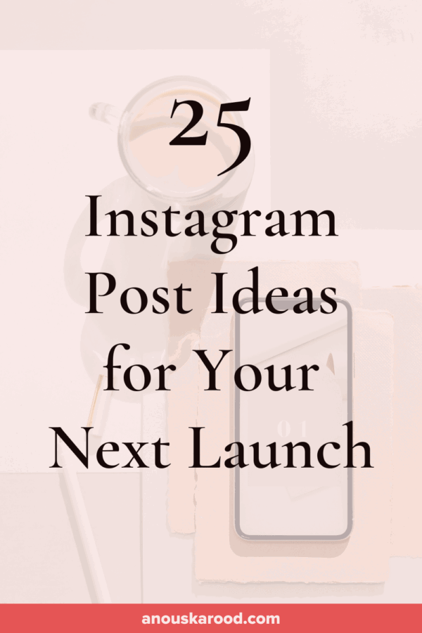25 launch post ideas for digital products | Anouska Rood