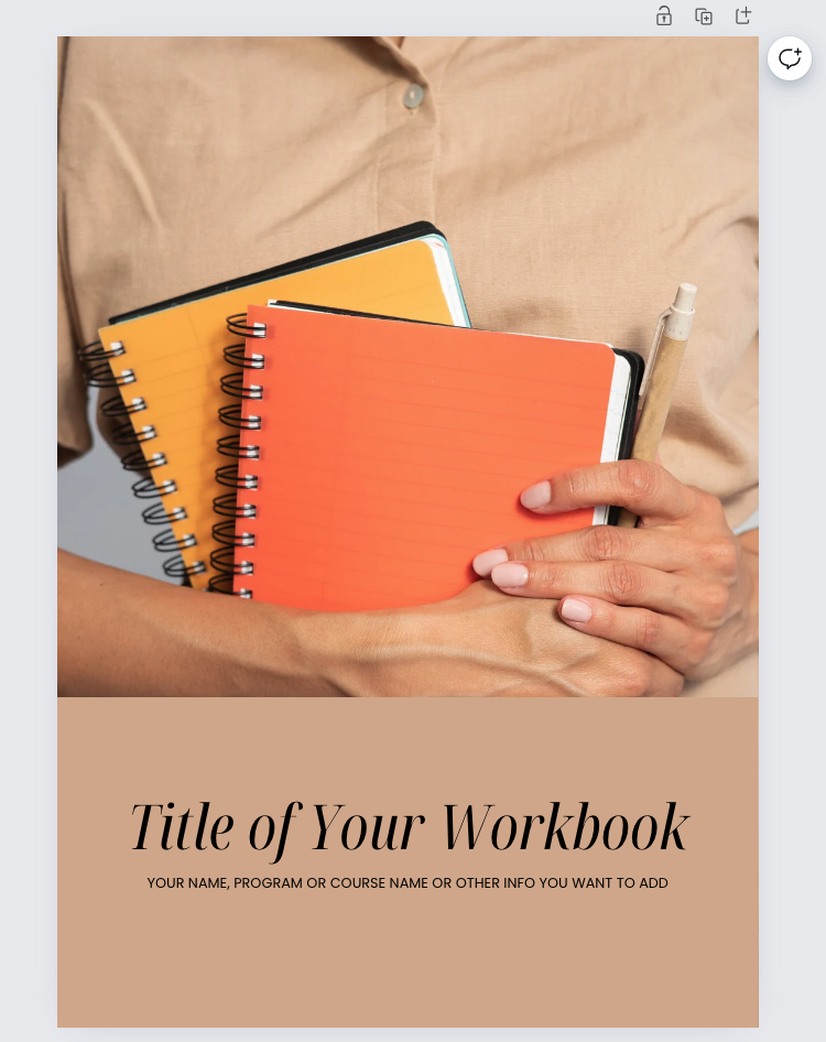 How to create an interactive, fillable PDF workbook using Canva ...