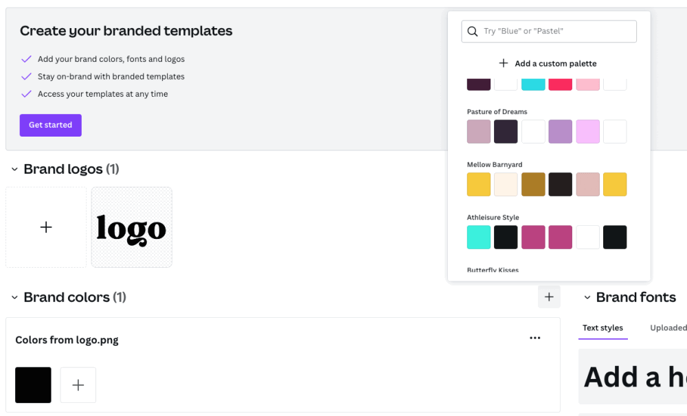 How to create your brand kit in Canva: easy & step-by-step | Anouska Rood