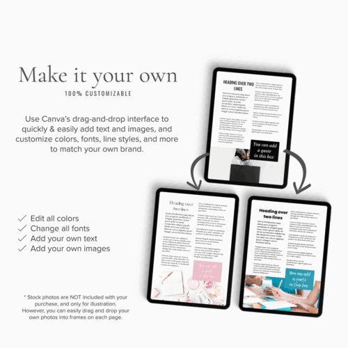 Ebook & Workbook Template: Nora | Anouska Rood